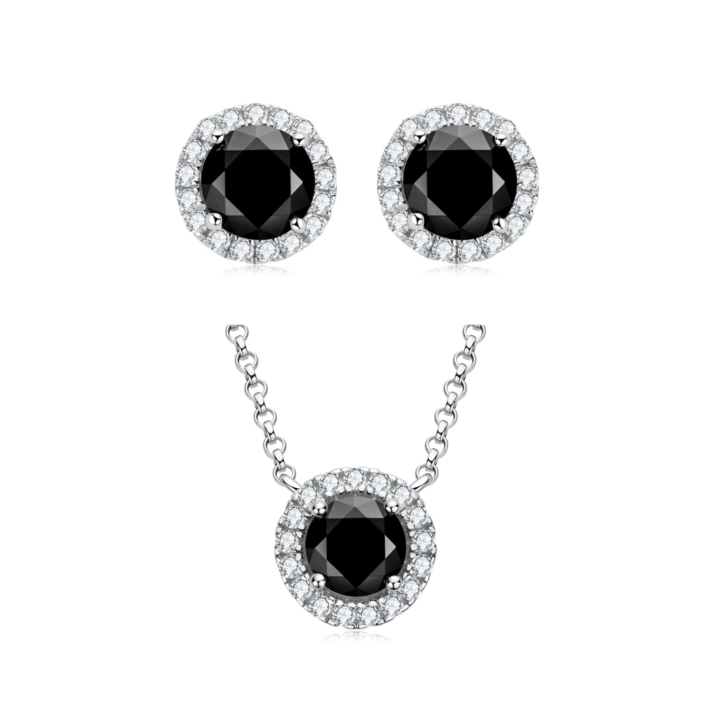 0.8 To 6 Carat Genuine Black Moissanite Jewellery - Diamonite ...